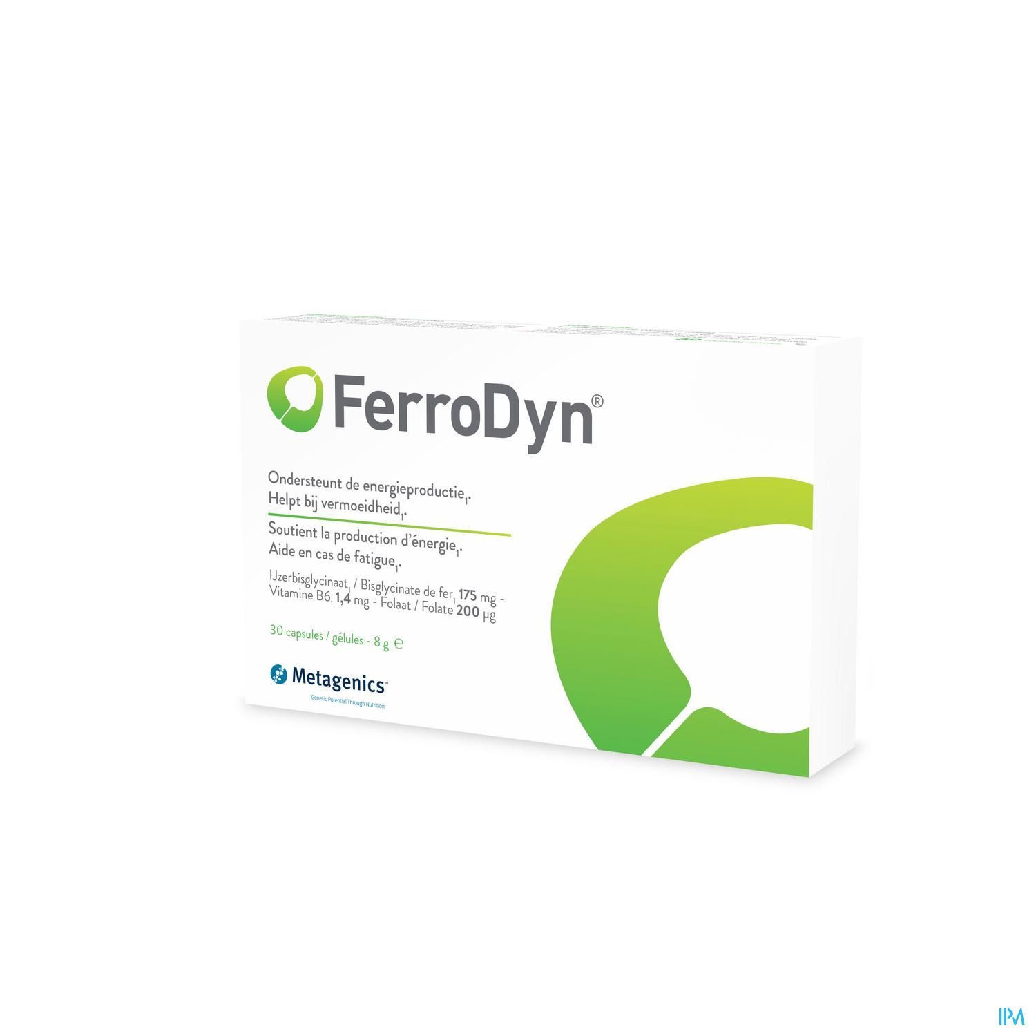 Ferrodyn Metagenics 30 Gélules