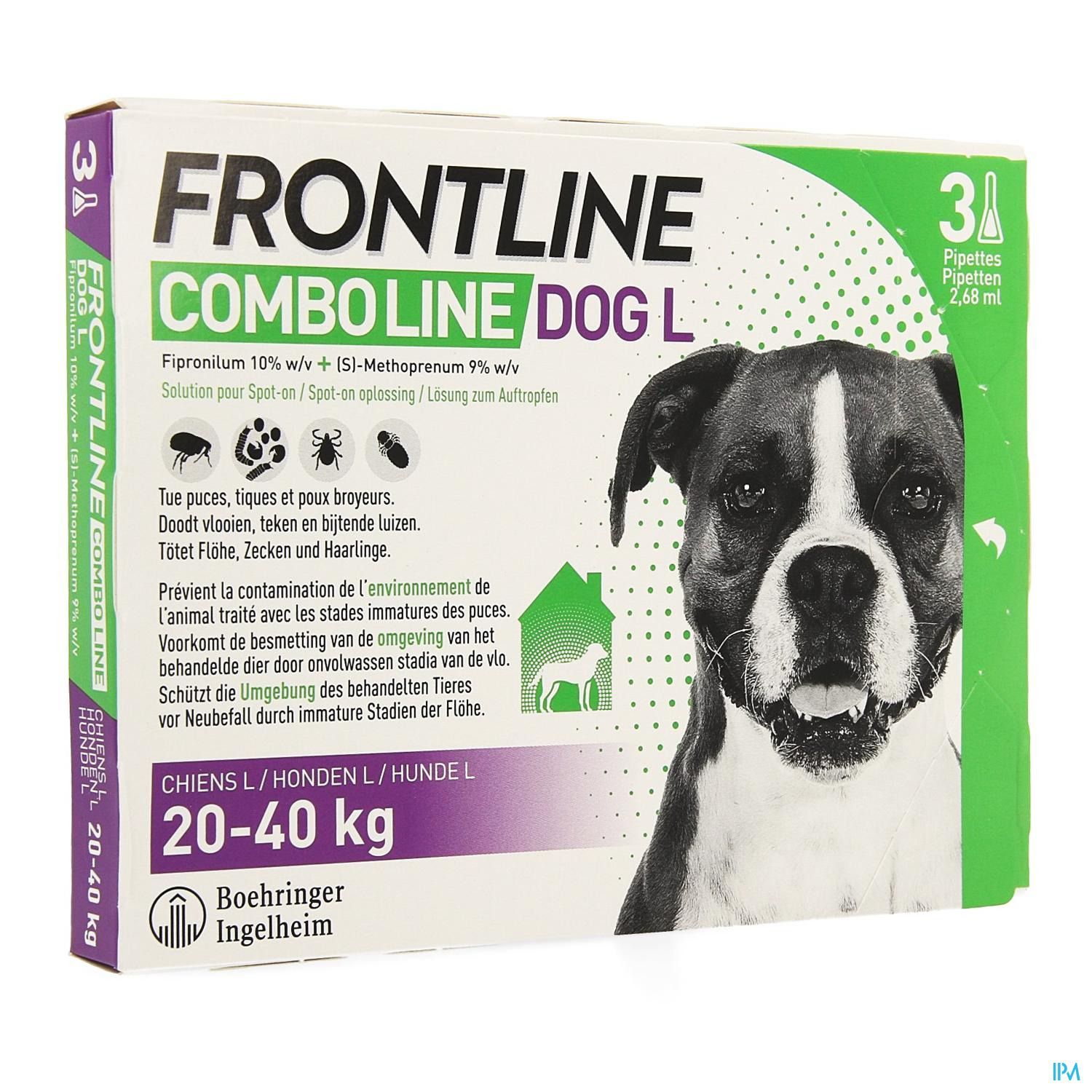 Frontline Combo Line Dog l 20-40kg 3x2,68ml