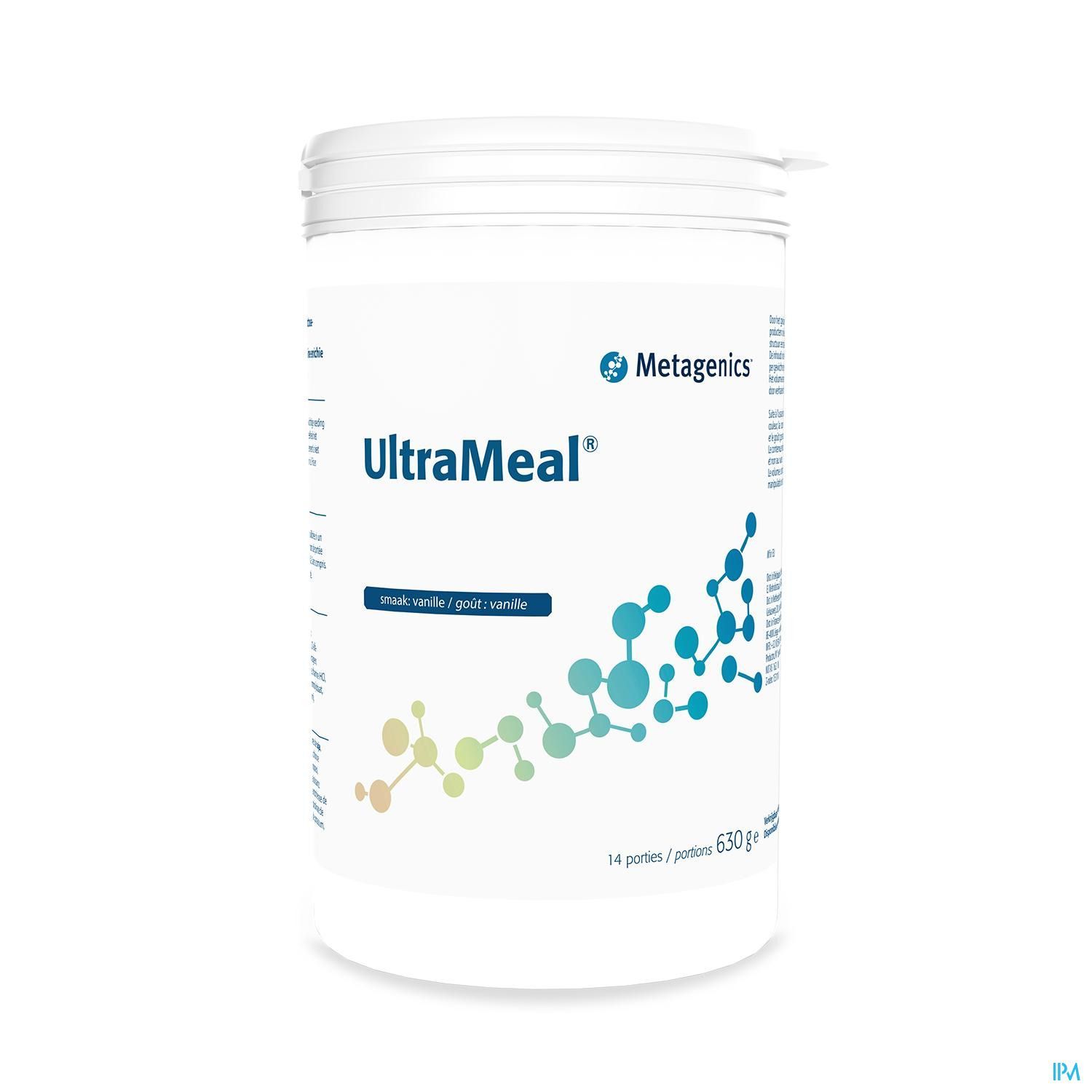 Ultrameal Vanille Metagenics Poudre 630 G