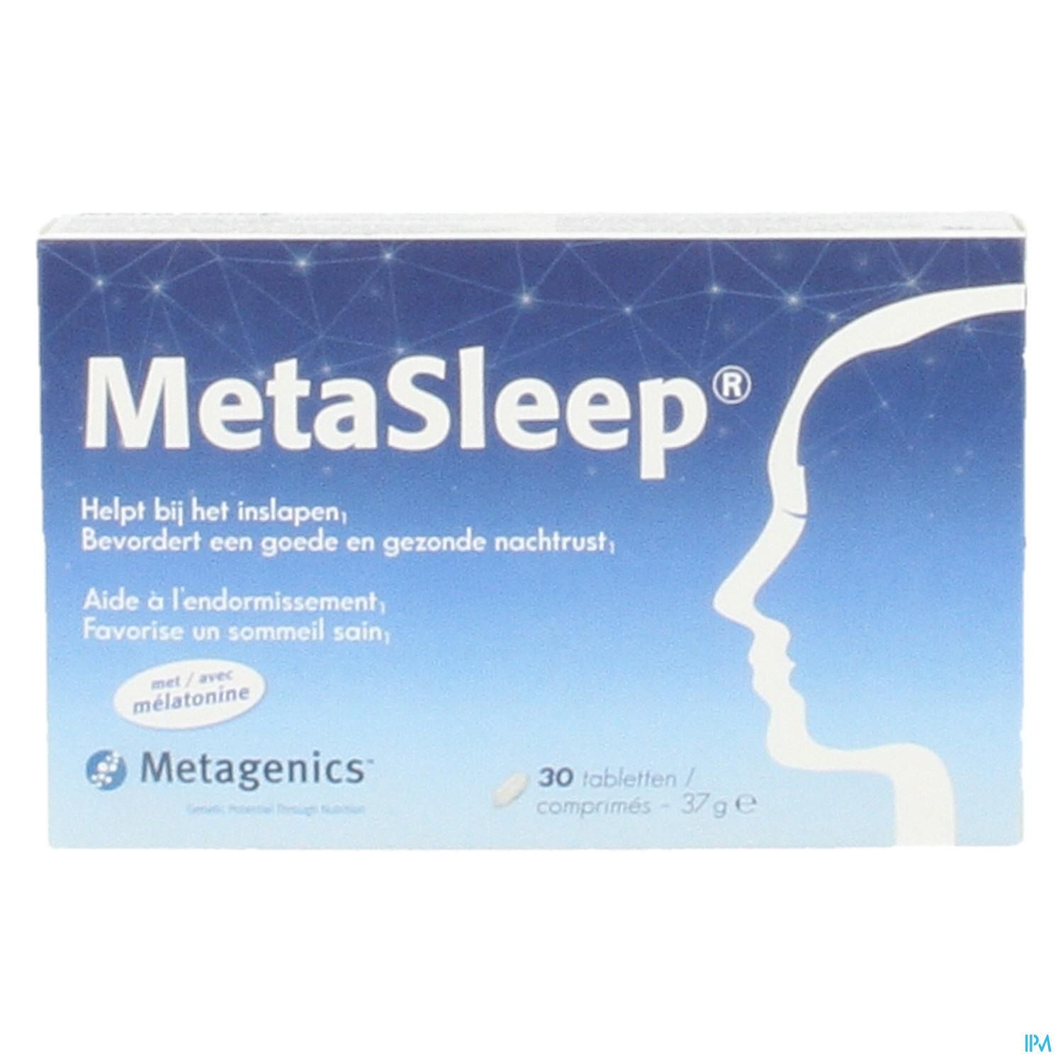 Metasleep Metagenics 30 Comprimés