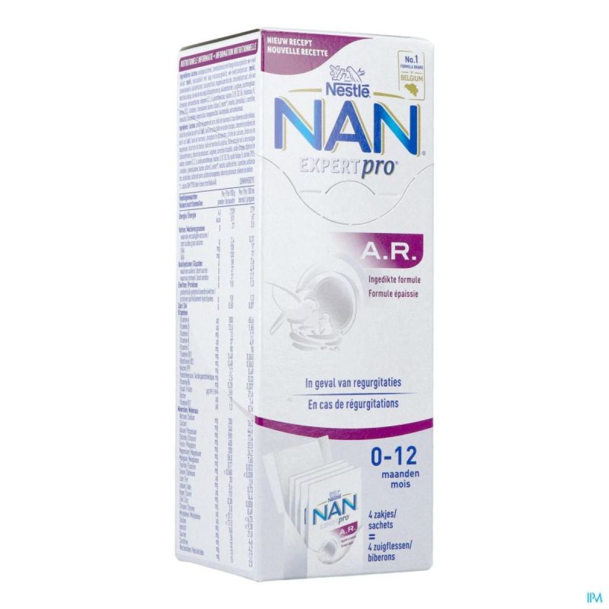 Nan Expert Pro AR Anti Régurgitations Sticks 4x26,2g